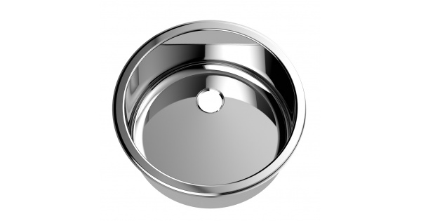 Cylindrical Inset Stainless Steel Hand Basin (⌀380mm) | Buy Online ...