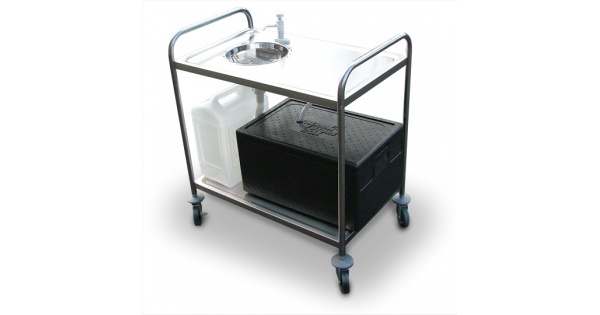 Portable Hand Wash Trolley | Buy Online | Ireland - CommercialSinks.ie