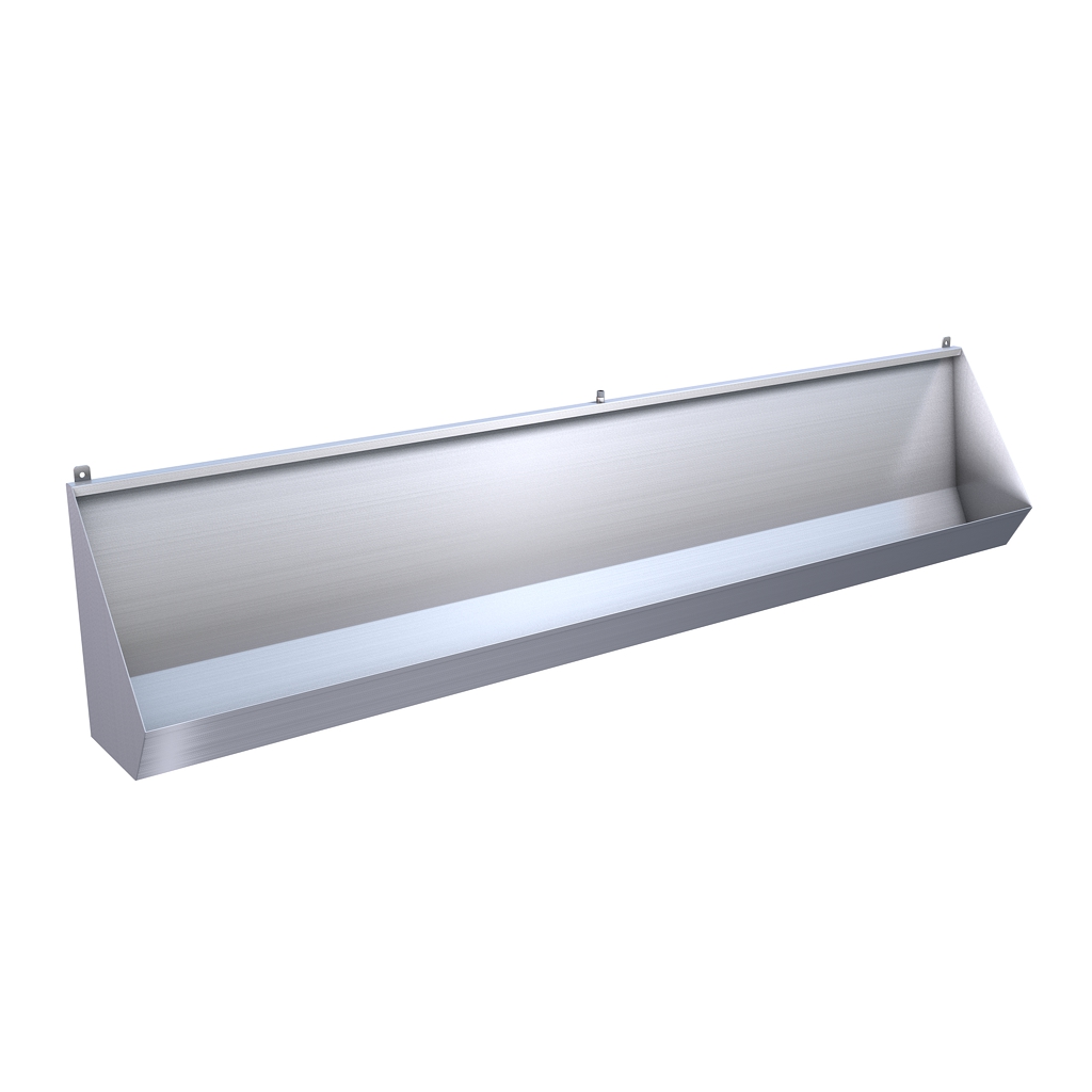 Stainless Steel Wall Trough Urinal 2400mm | Buy Online | Ireland ...