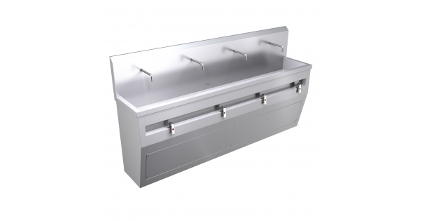 2400mm Free Standing Wash Trough, Leg Operated | Buy Online | Ireland ...
