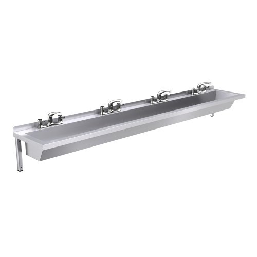 2400mm Wash Trough, Lever Tap Operated | Buy Online | Ireland ...