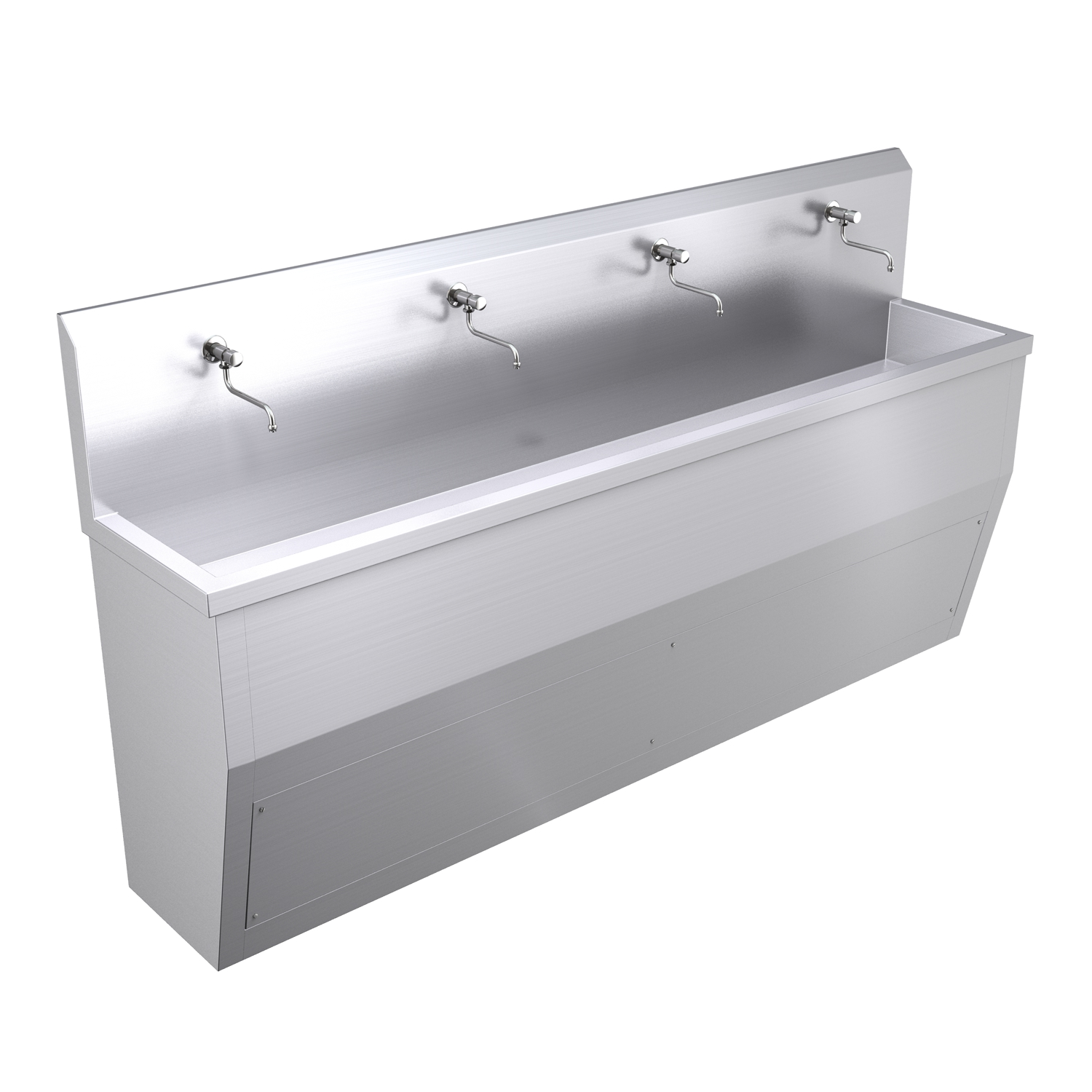 2400mm Free Standing Wash Trough, Self Closing Taps | Buy Online ...